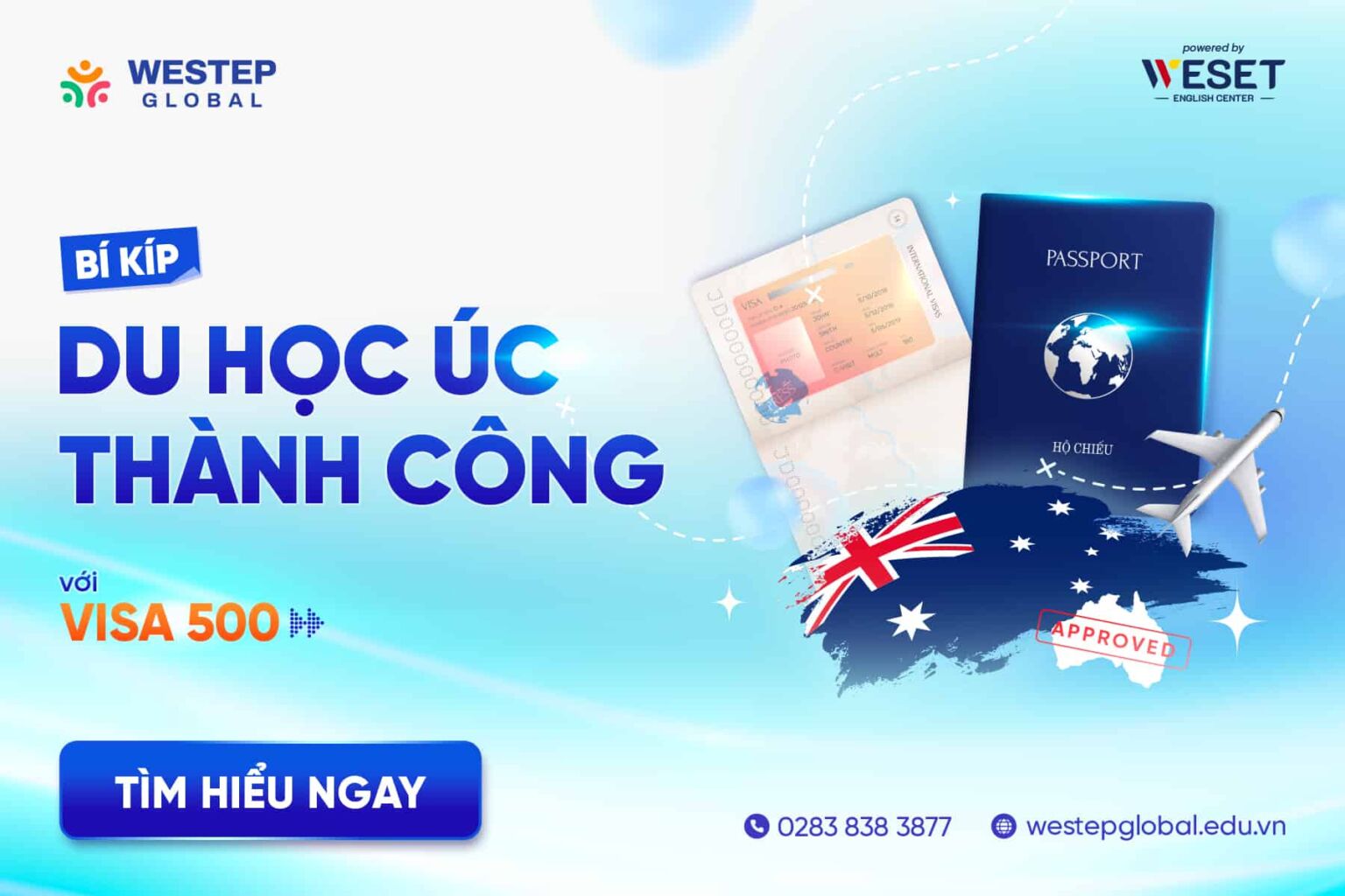 Visa 500 là gì? Bí kíp xin thành công Visa 500 để du học Úc | WESET store